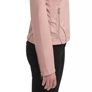 Guess | Jackets & Coats | Nwt Guess Faux Leather Moto Jacket In Dusty ...